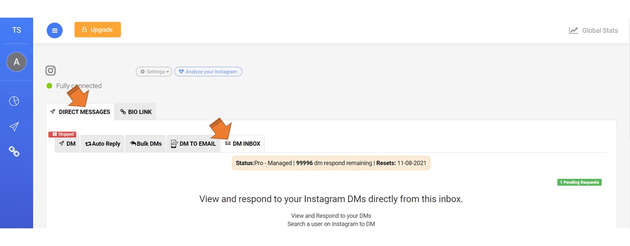 How to Send and Manage Instagram DMs on PC in 2021 - DMPro