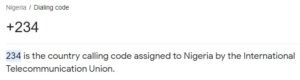 What Area Code is 234 on Whatsَpp? Find The Country Code